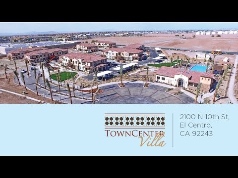 Aerial View on EL Centro Town Center Villa, March 2017 - YouTube