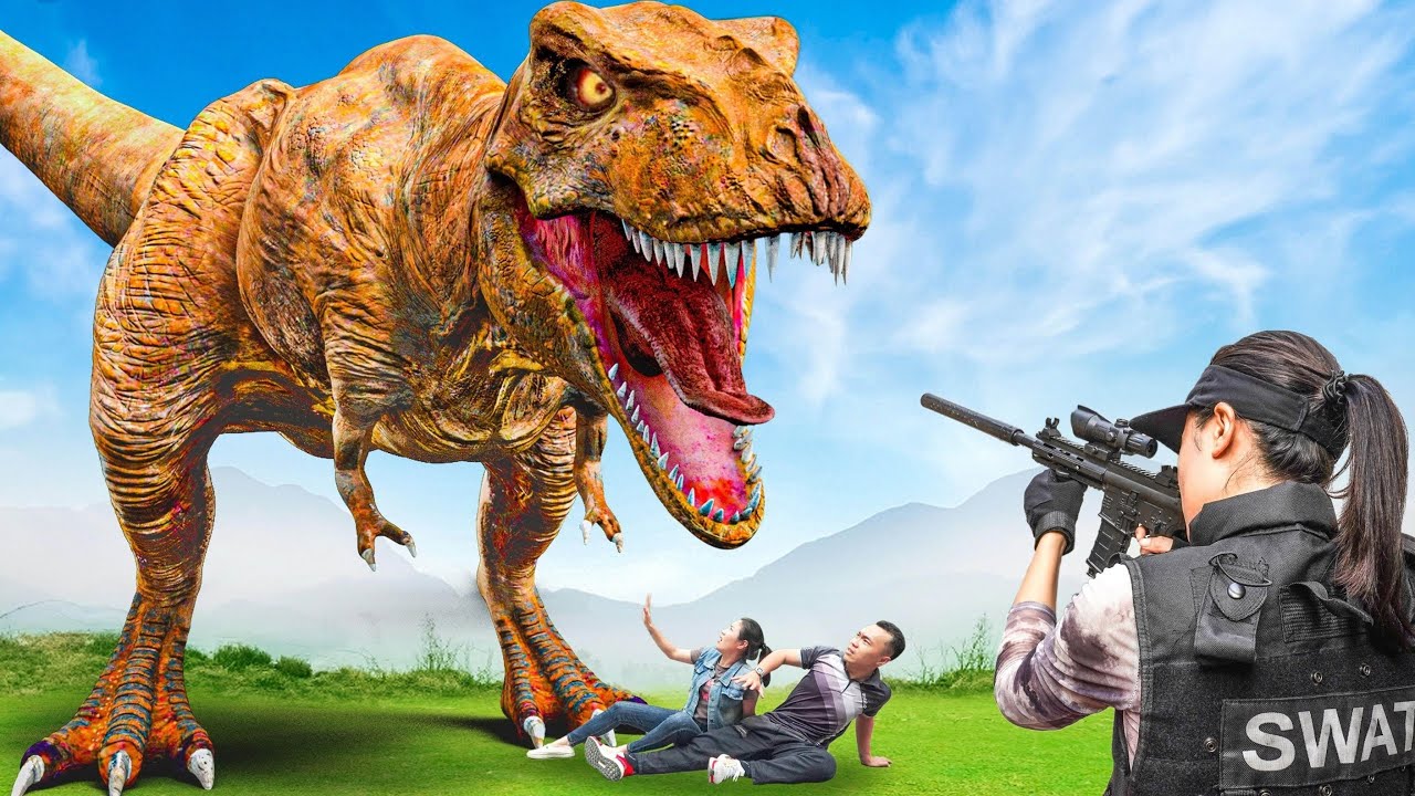 The Best of Dinosaur Attack | Most REALISTIC T-Rex chase All Part ...
