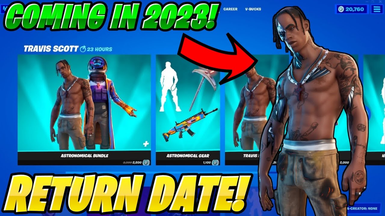 TRAVIS SCOTT RETURN RELEASE DATE! (Travis Scott Coming Back 2023 ...
