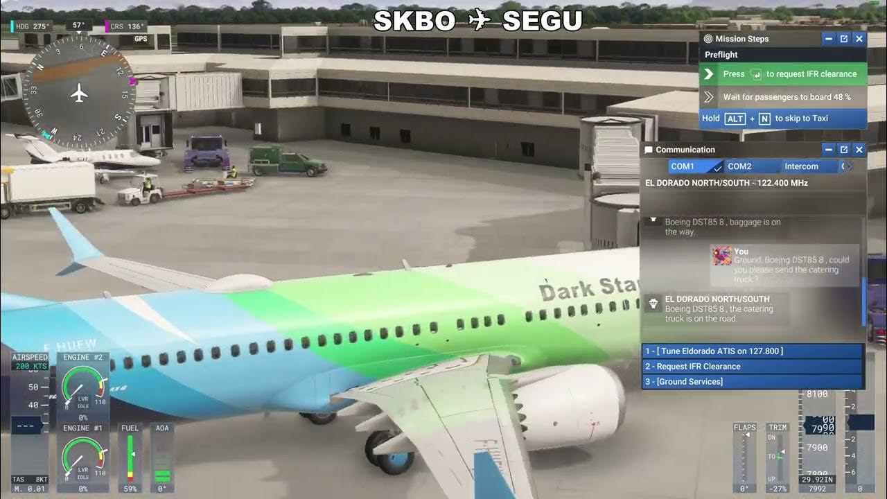 MSFS2024 Career 737 mission FAILED due to Microsoft/Asobo bugs SKBO SEGU - YouTube