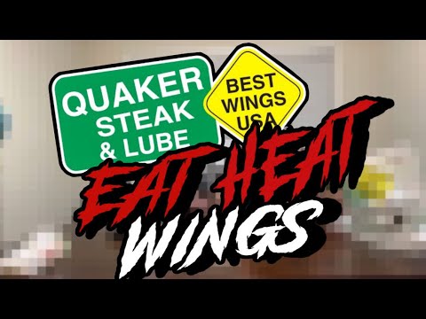 QUAKER STEAK & LUBE // EAT HEAT WINGS CHALLENGE!! - YouTube
