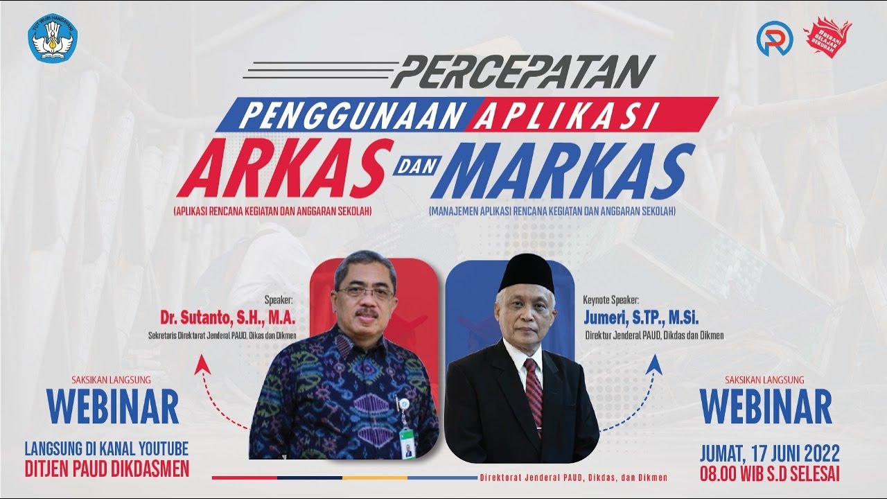 Webinar -- Sosialisasi Percepatan Penggunaan ARKAS & MARKAS - YouTube