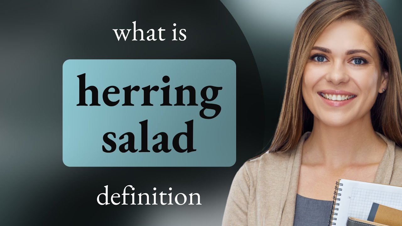 Herring salad | what is HERRING SALAD meaning - YouTube