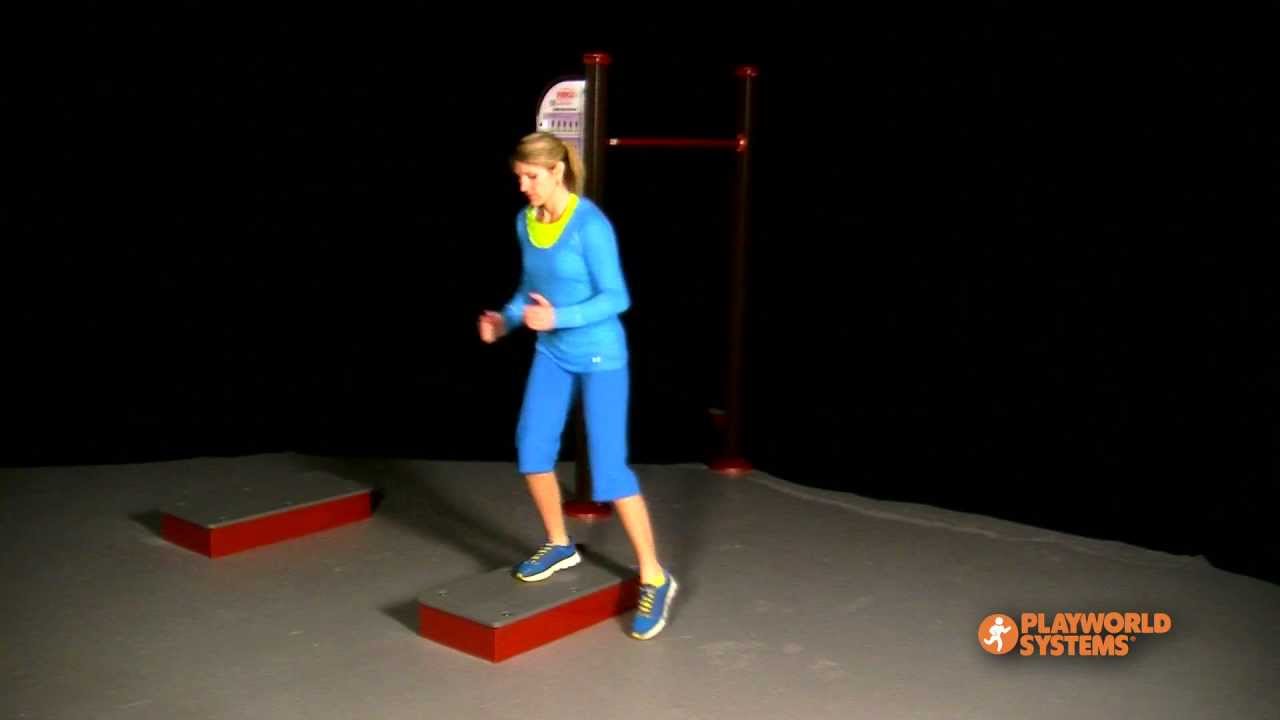 Agility Step Exercises - Straddle Step - YouTube