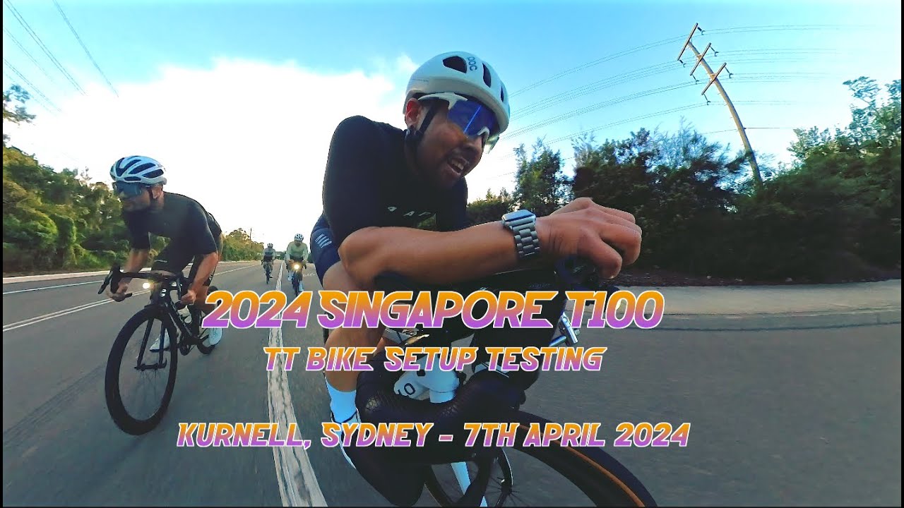 2024 Singapore T100 - TT Bike Setup Testing (7 days out!) - YouTube