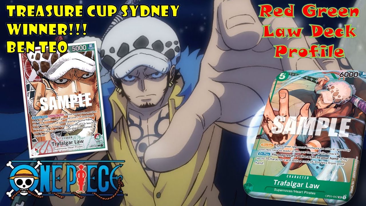 ONE PIECE TREASURE CUP WINNER!! LAW DECK PROFILE - YouTube