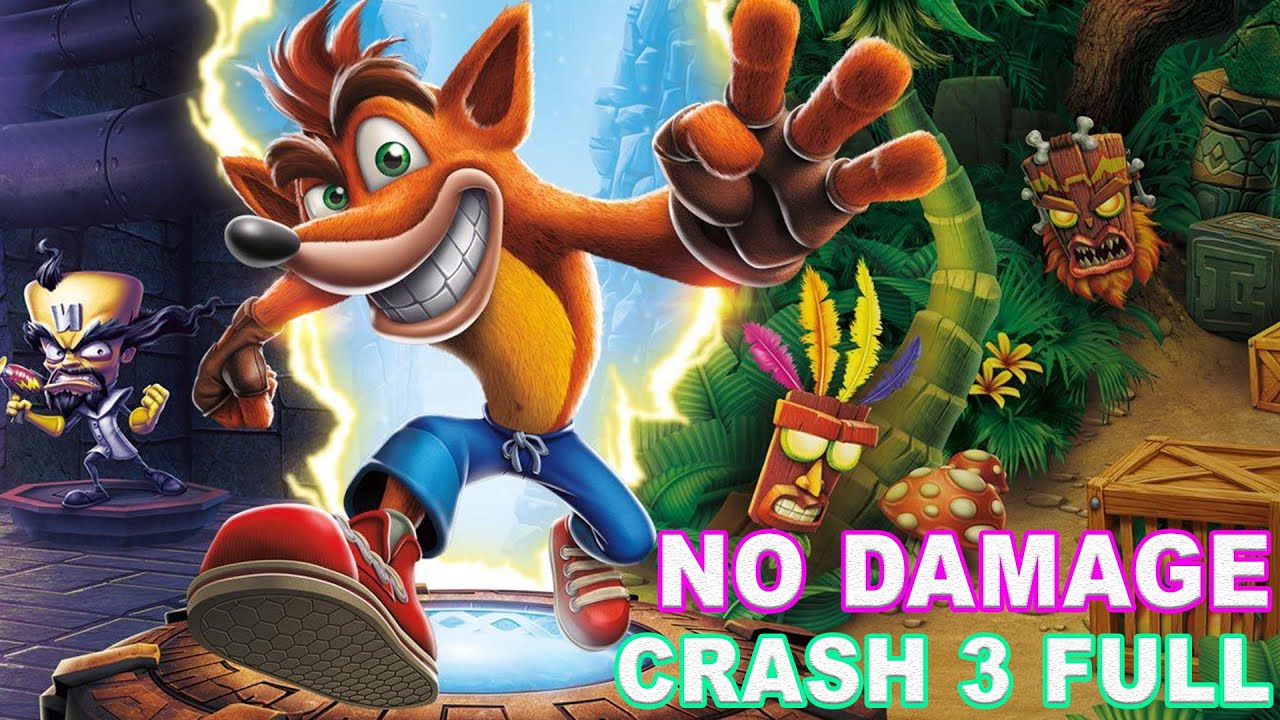 Crash Bandicoot 3 Full Game (No Damage) - N Sane Trilogy - YouTube