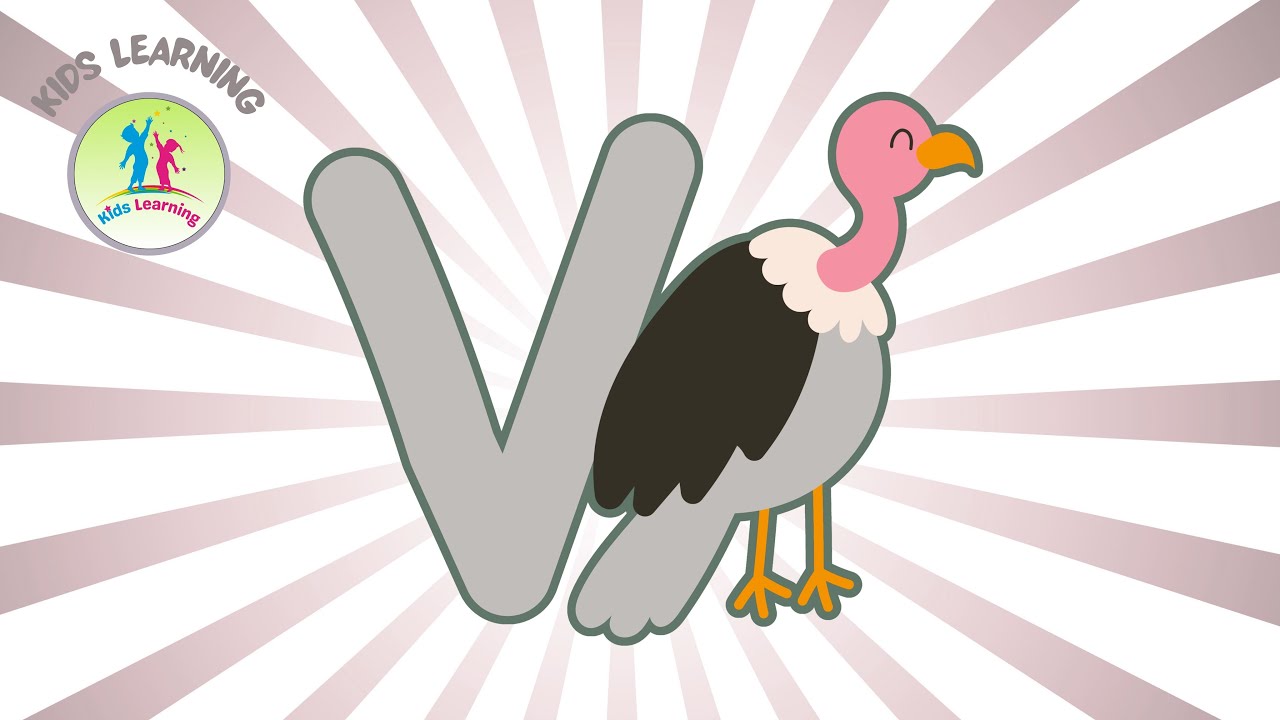 Alphabet V read | Educational video | for kids - YouTube