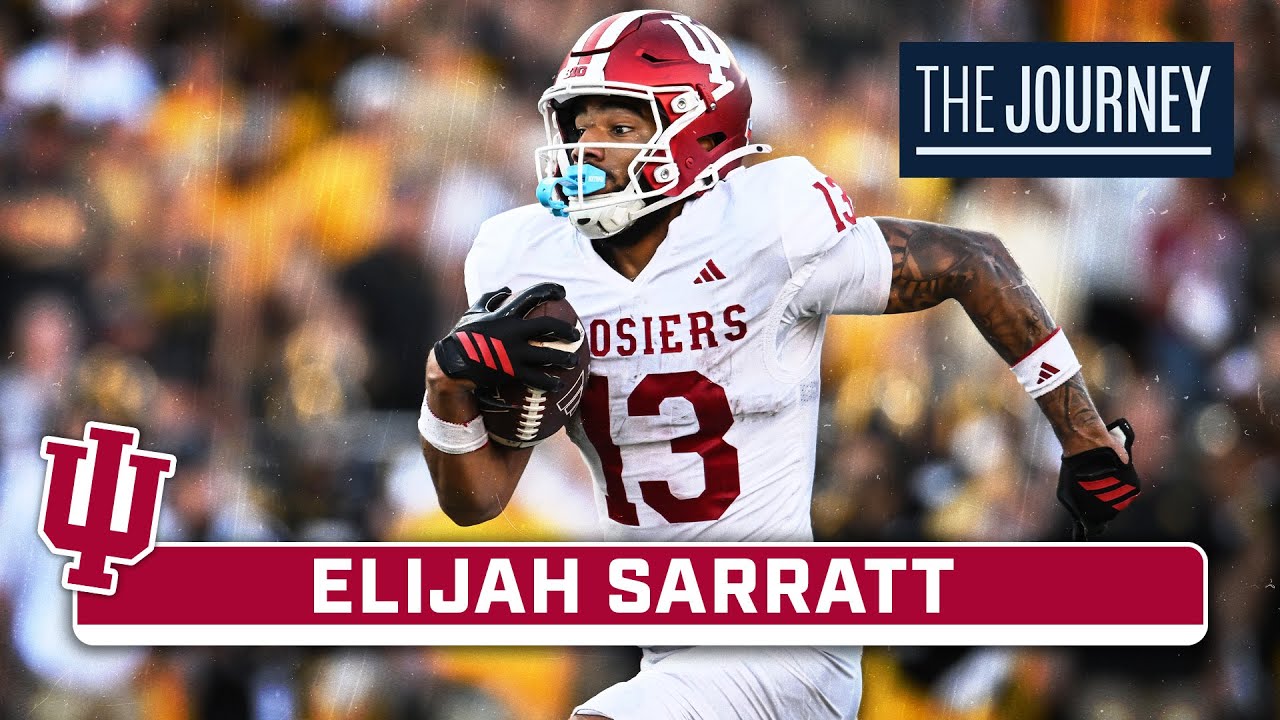 Spotlighting Elijah Sarratt | Indiana Football | The Journey - YouTube