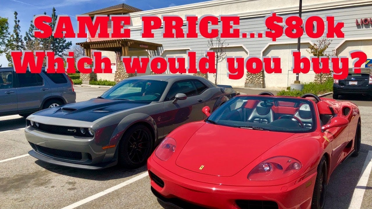 Ferrari 360 or Hellcat??? - YouTube