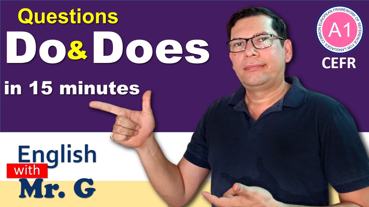 Asking questions with Do and Does | Examples and Practice - YouTube