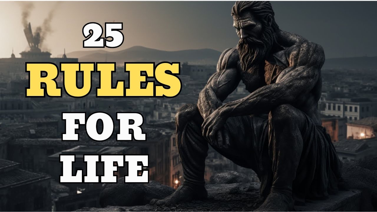 25 Stoic Rules For Life, That will change your life | Stoicism - YouTube