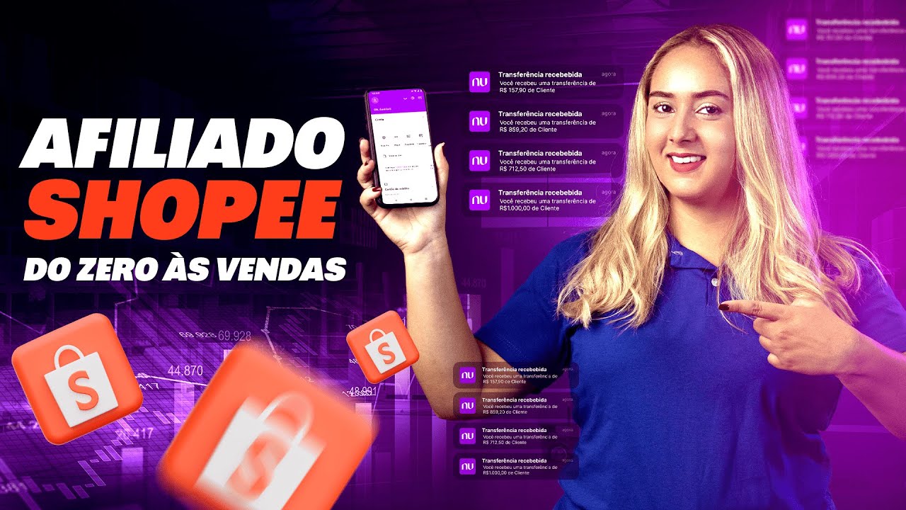 COMO SER AFILIADO SHOPEE e ganhar uma RENDA EXTRA - YouTube