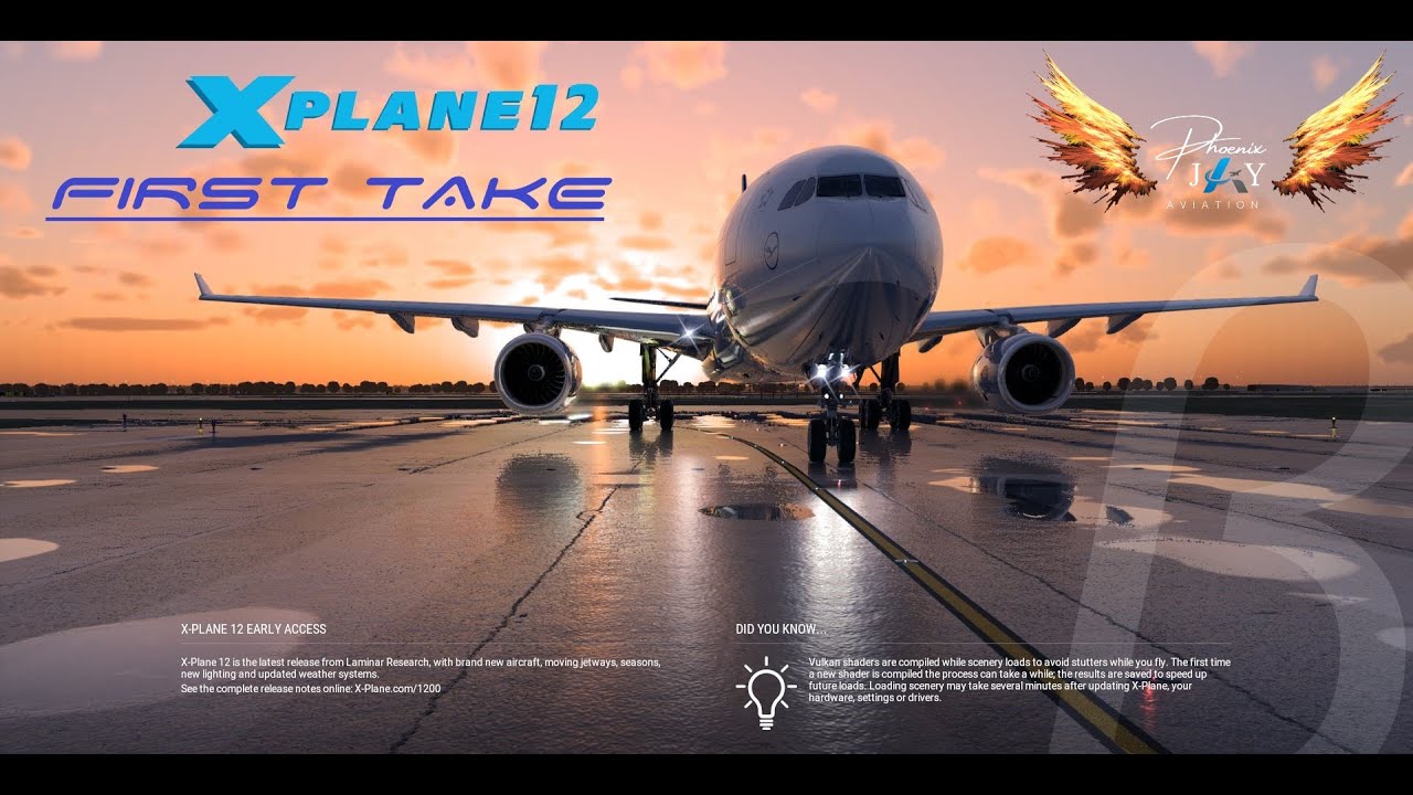 X-PLANE 12 || FIRST FLIGHT || REDEYE FLIGHTS || - YouTube