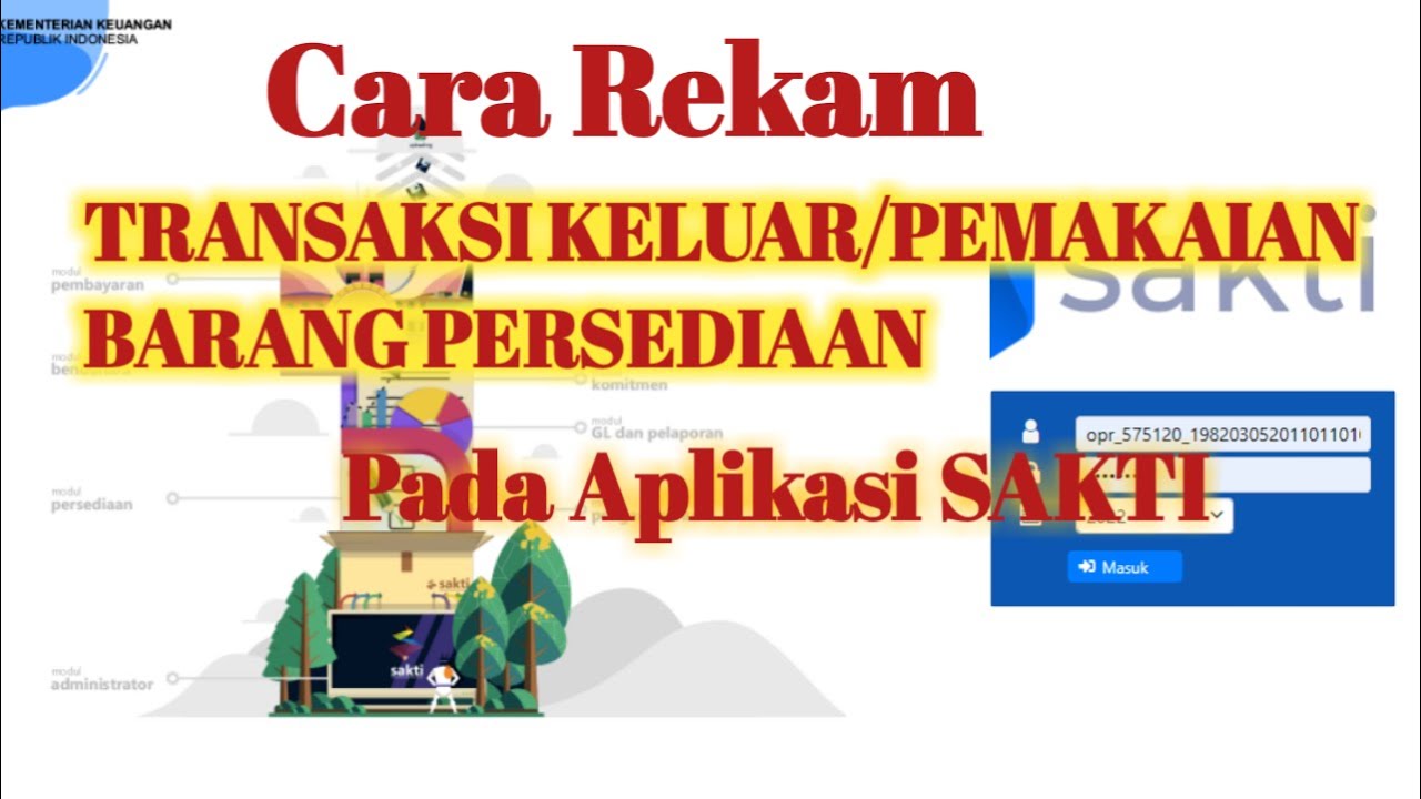 Cara Rekam Transaksi Keluar Pemakain Barang Persediaan Pada Aplikasi ...