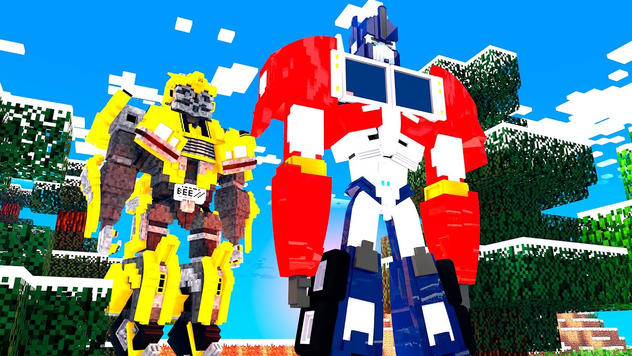 COMO VIRAR UM TRANSFORMER NO MINECRAFT - MODS - YouTube