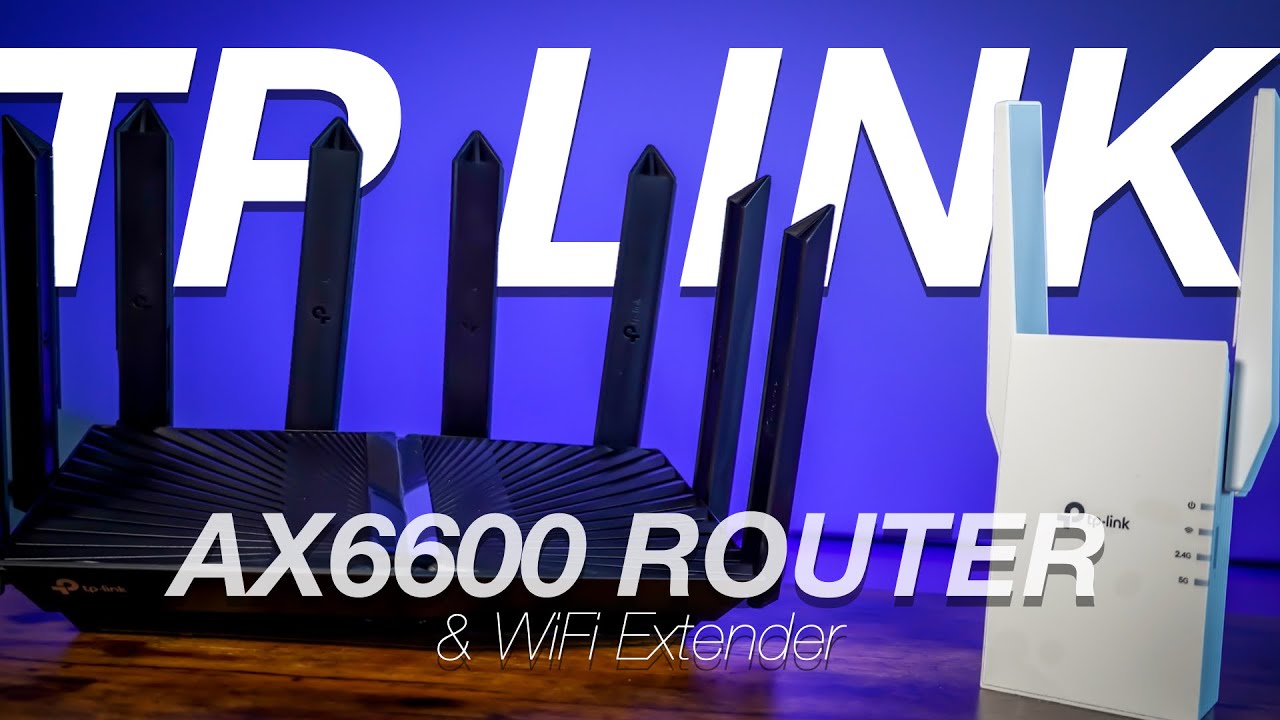 TP Link AX6600 Router with WiFi Extender | Tri Band 8 Stream WiFi 6 ...