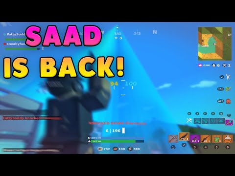 Saad Is Back!?!? ISLAND ROYALE ROBLOX