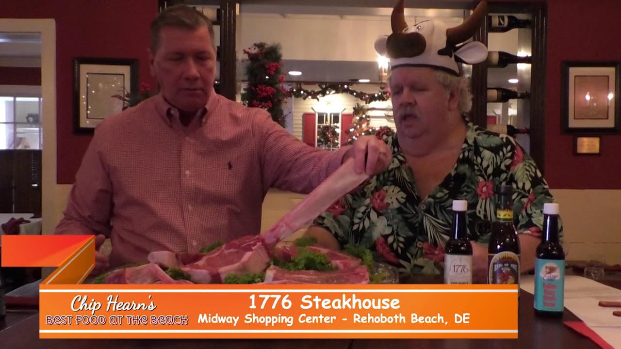 Best Food at the Beach 1776 Steak House - YouTube