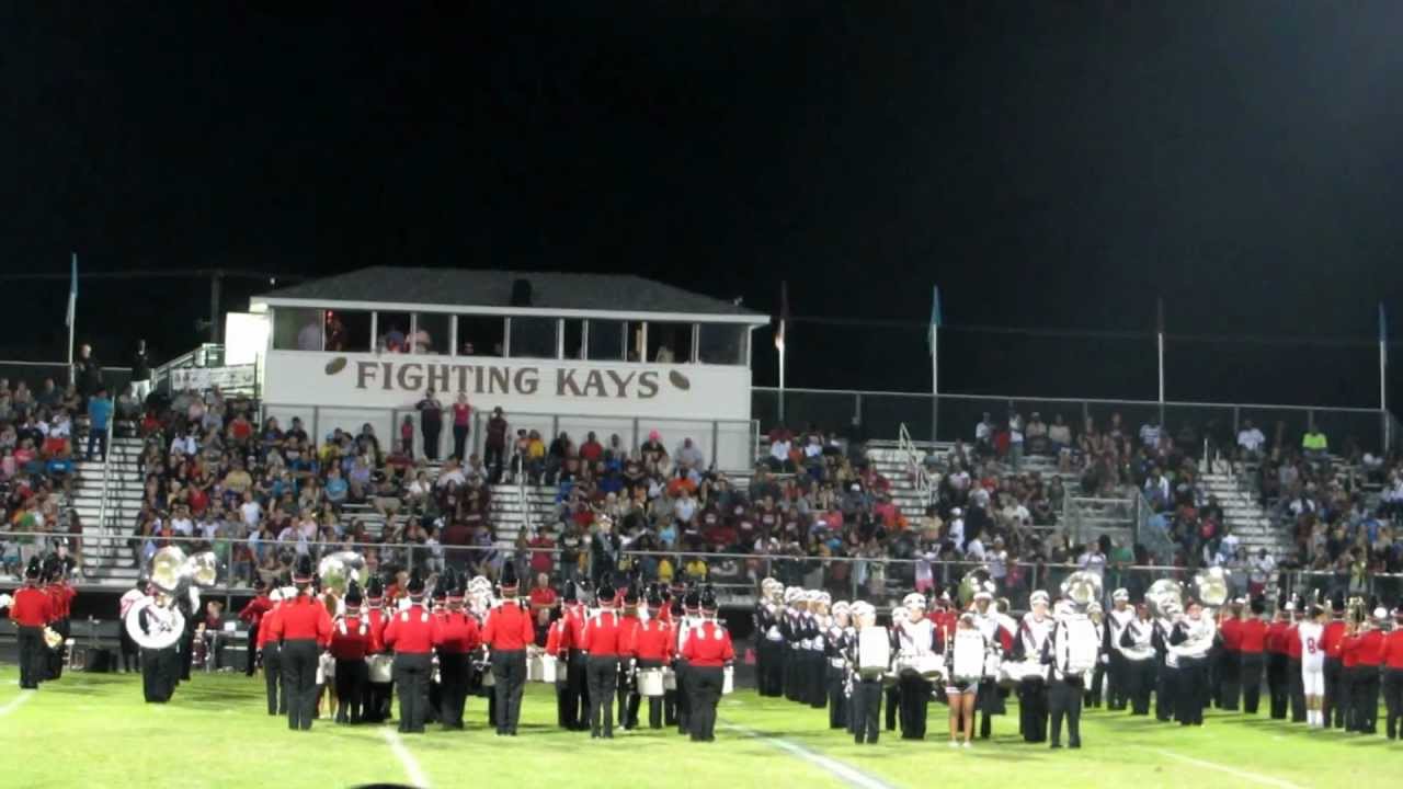 Kankakee-BBCHS Band Halftime Varsity Game - YouTube