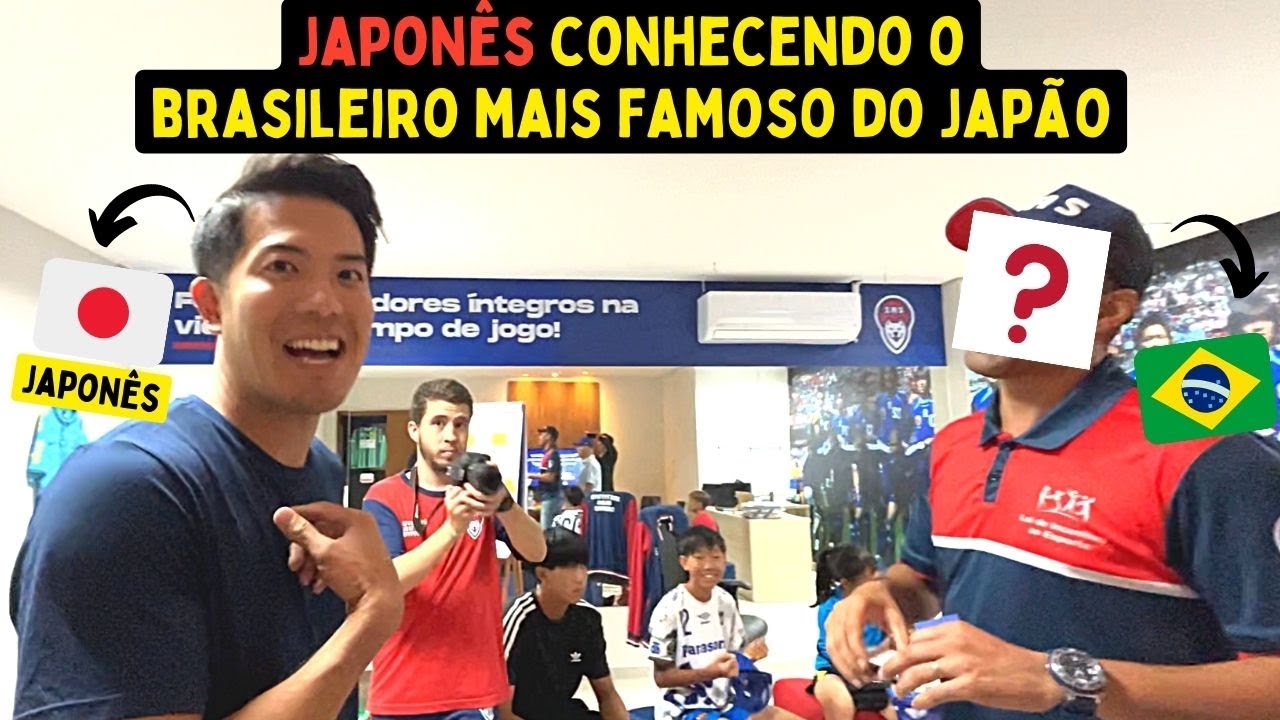 Japonês conhecendo o brasileiro mais famoso do Japão. - YouTube
