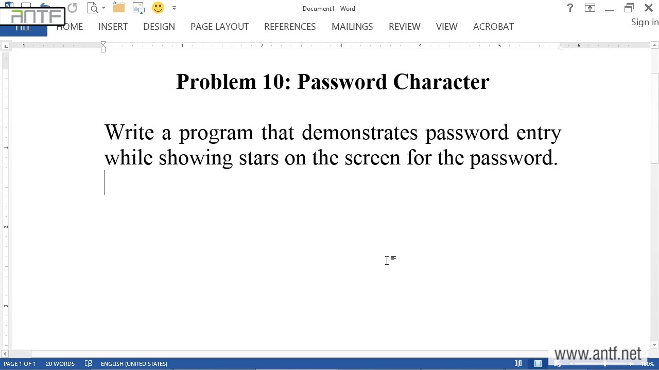C# 311 - Password Character بالعربية (Dr. ANTF) - YouTube
