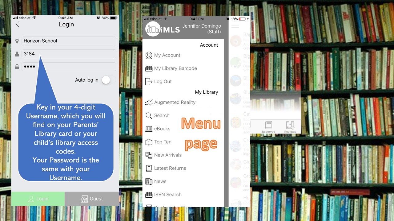 iMLS Student app: How to log in - YouTube