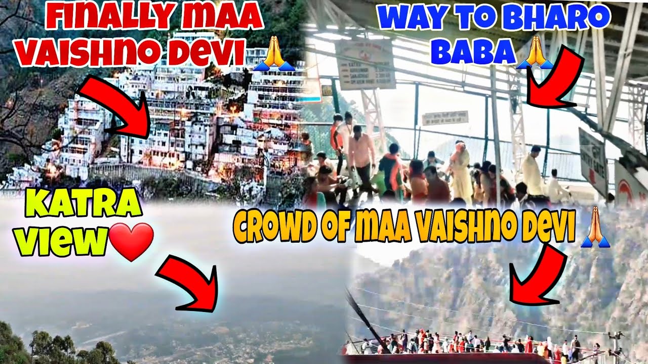 Finally maa vaishno devi ka Darshan karliya|| way to bharo baba ...