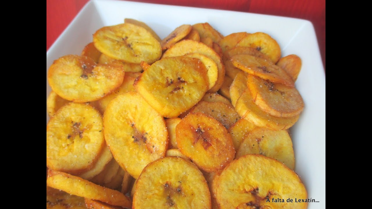 COMO HACER BOTANA CON PLATANO VERDE!! - YouTube