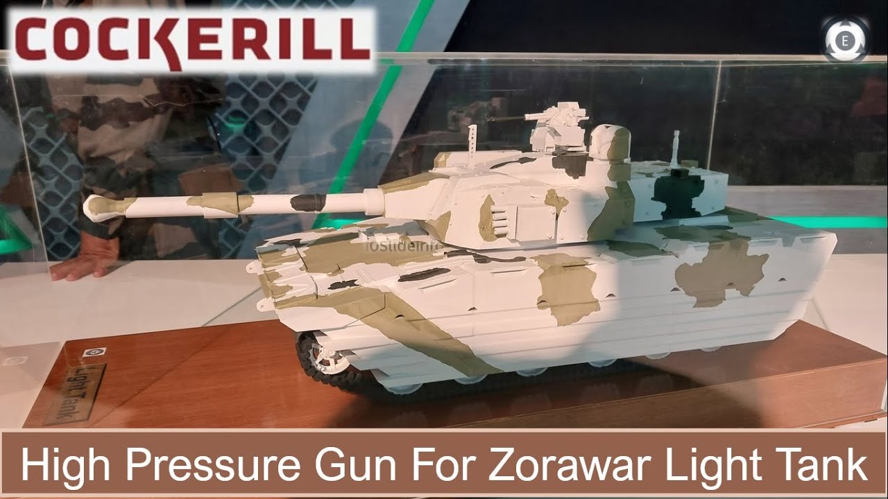 Belgian Cockerill 105mm High Pressure Gun For Indian Army's Zorawar ...