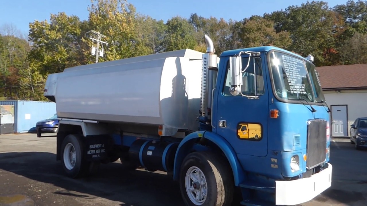 1994 Volvo WX42 Single Axle Tank Truck - TRO 1022184 - YouTube