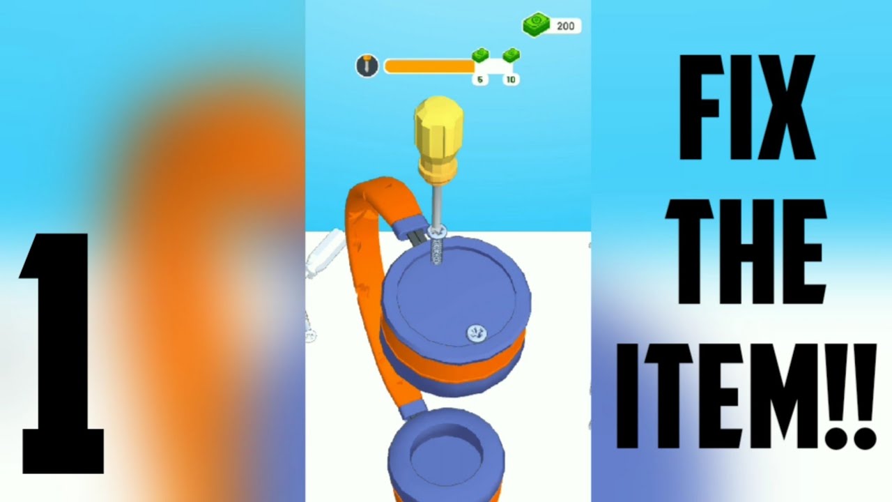 Fix the item! - Walkthrough Gameplay (iOS , Android ) - Part 1. - YouTube