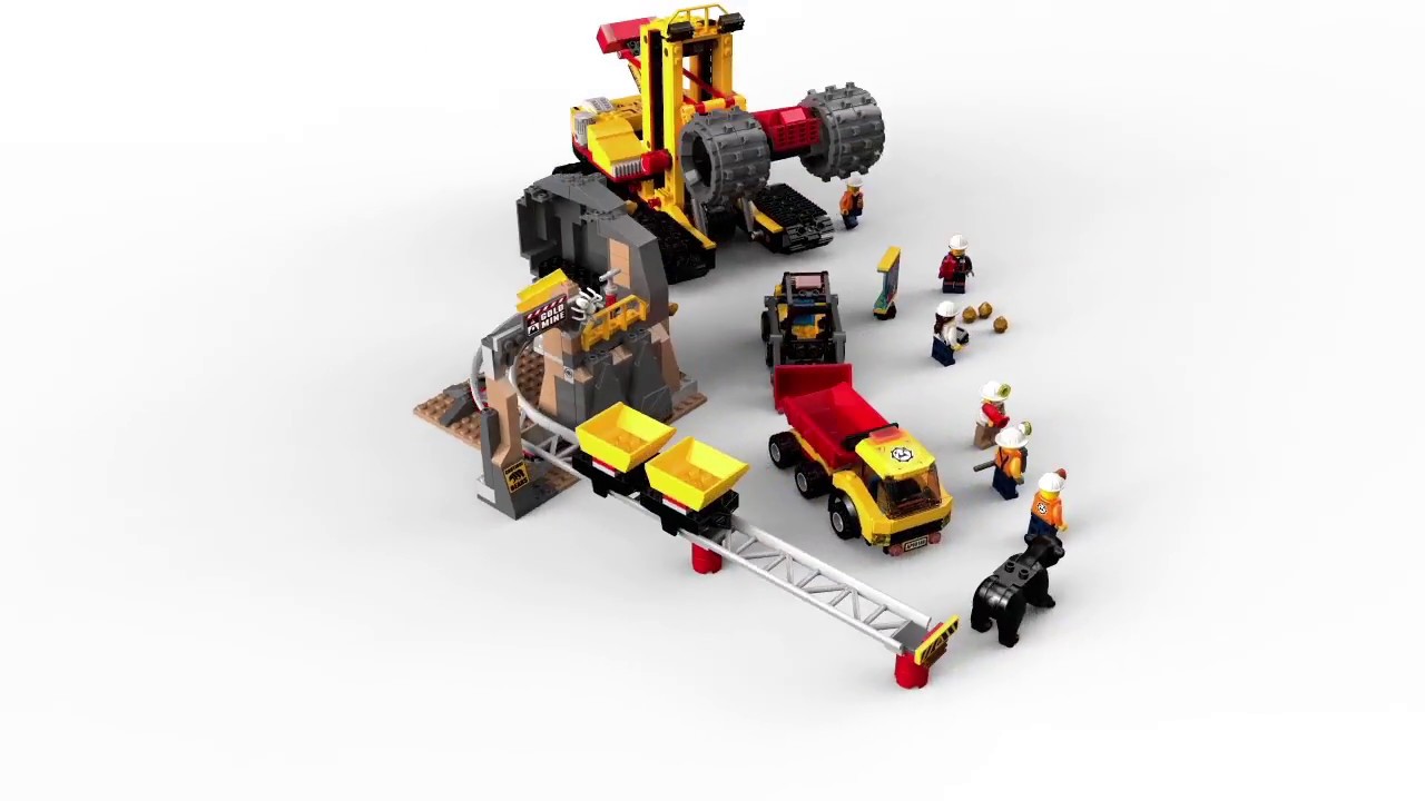 LEGO City Mijnbouw 60188 Mining Experts Site 360° - YouTube