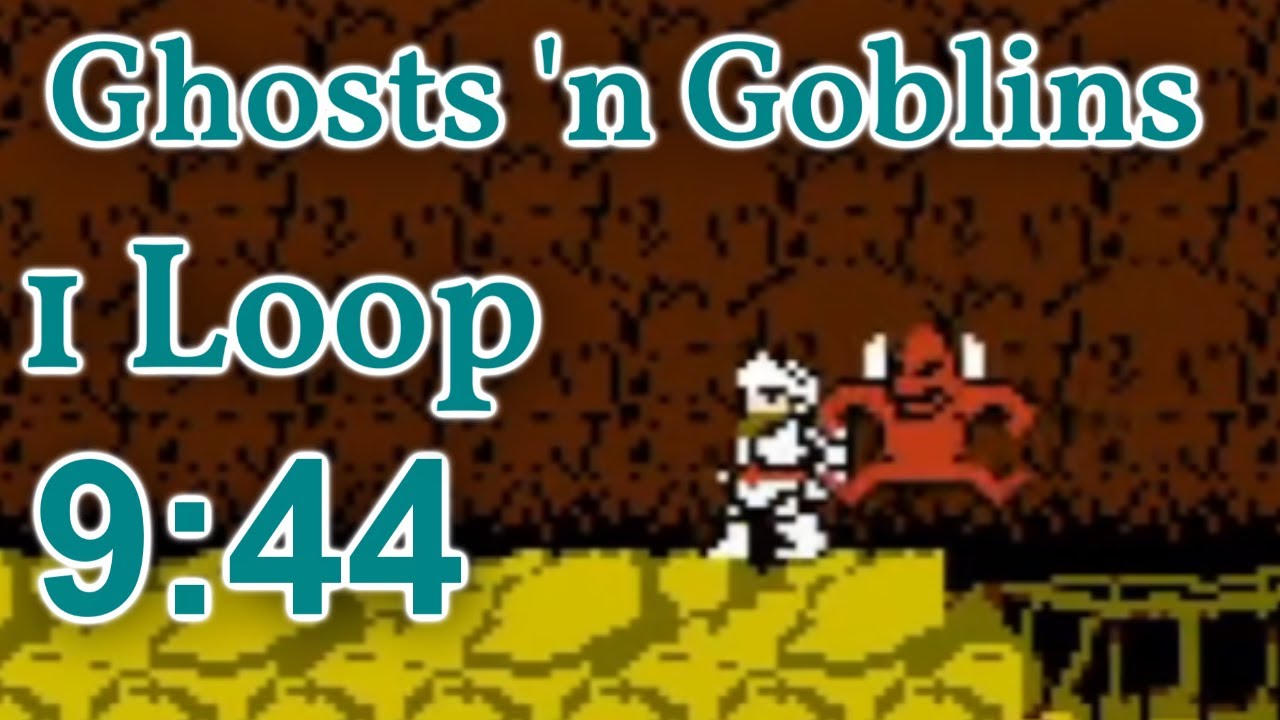 Ghosts 'n Goblins (NES) 1 Loop Speedrun 9:44 - YouTube