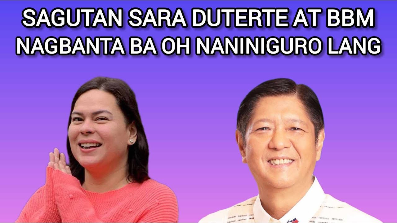 SARA DUTERTE NAGBANTA BA OH NANIGURO LANG - YouTube