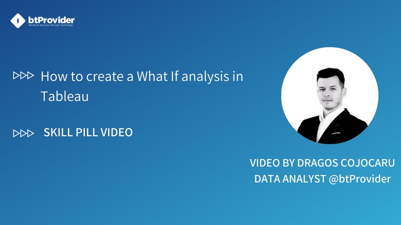 How to create a What If analysis in #Tableau - YouTube