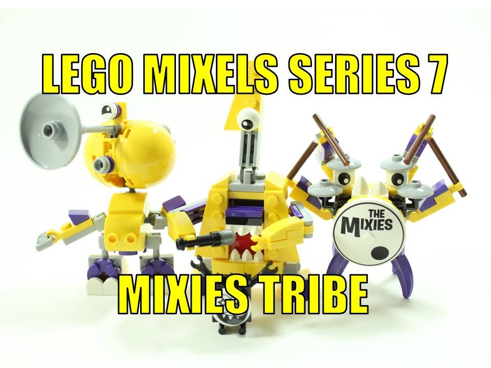LEGO MIXELS SERIES 7 MIXIES TRIBE TRUMPSY JAMZY TAPSY OPENING & REVIEW ...