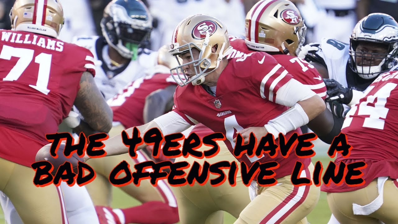 The 49ers have a Bad Offensive Line - YouTube