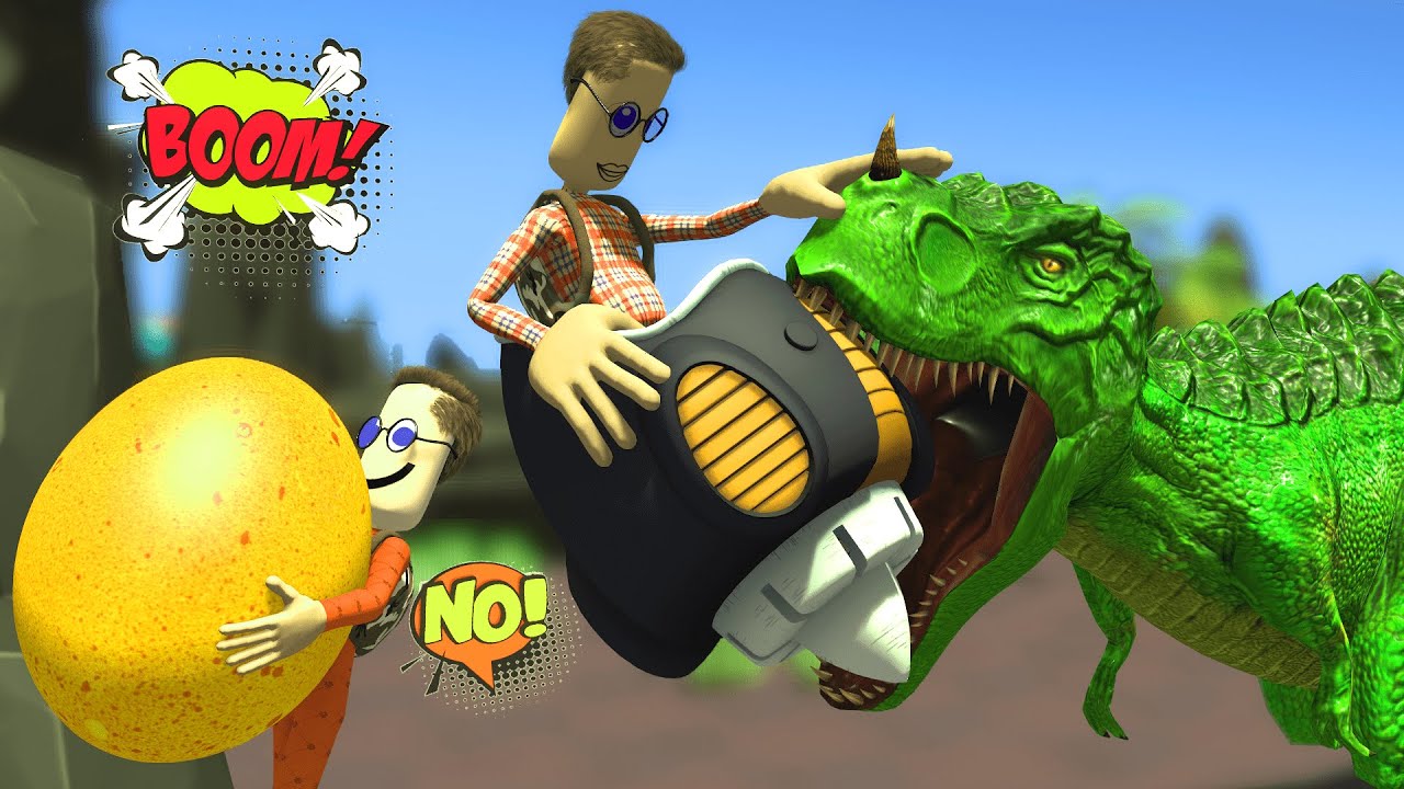 Funny Dinosaur cartoon for the whole family, cartoon - YouTube