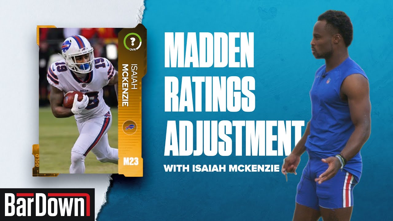 ISAIAH MCKENZIE REACTS AND ADJUSTS HIS MADDEN 23 RATINGS - YouTube
