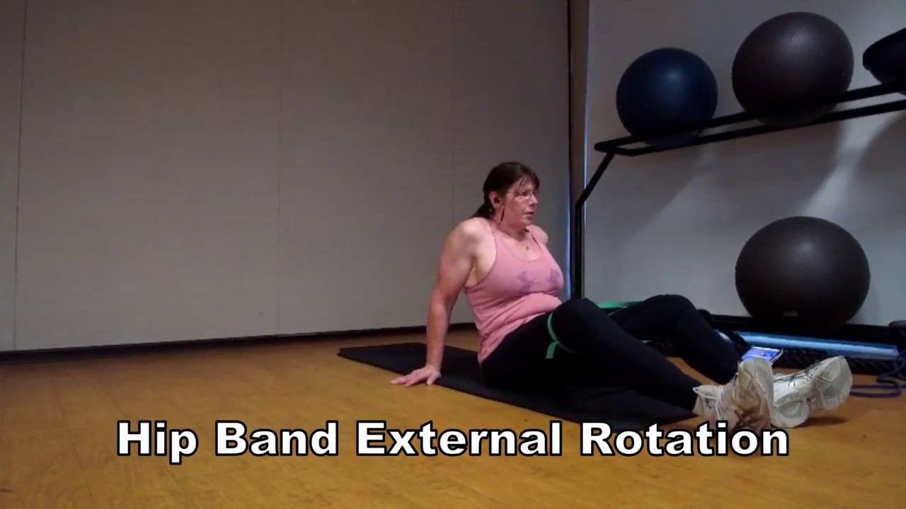 Hip Band External Rotation - YouTube