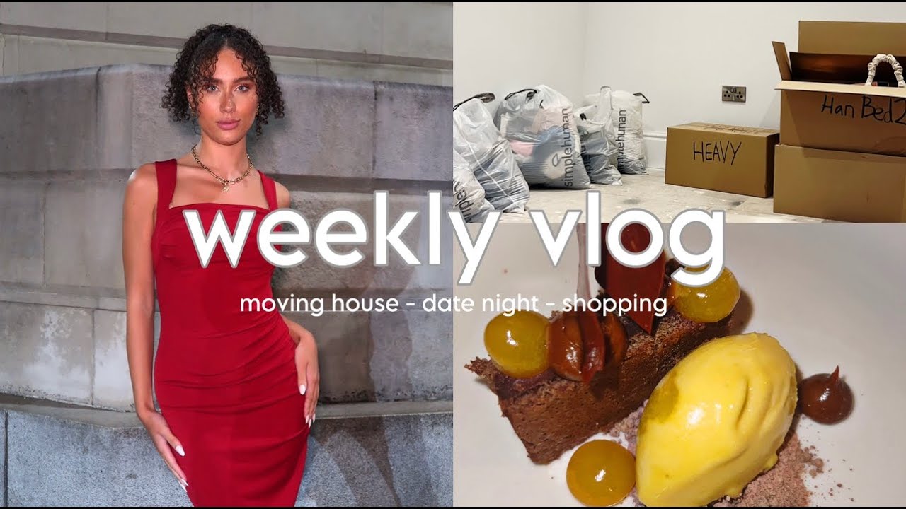 Moving House, Fancy Dates & Home Shopping Vlog | Hannah Beau - YouTube
