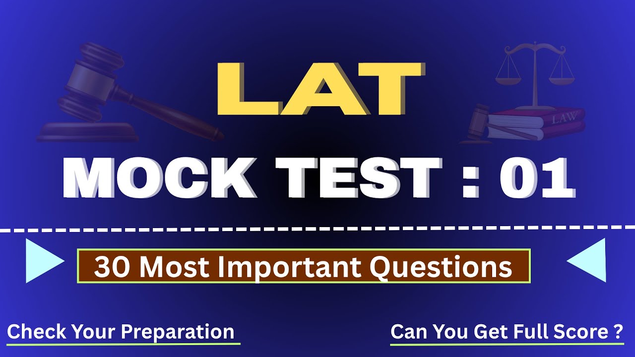 LAT Mock Test | LAT Test Preparation 2025 | LAT Past paper MCQs | Check ...