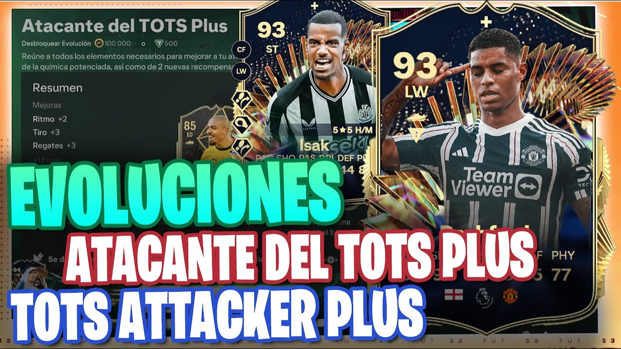 EVOLUCION: ATACANTE DEL TOTS PLUS en EA FC 24 ¿Cuál es la mejor opción ...