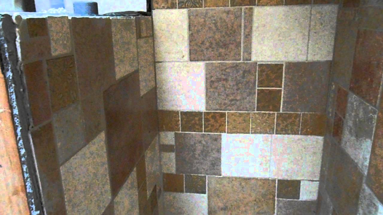 Off Grid living.Tile job for my shower - YouTube
