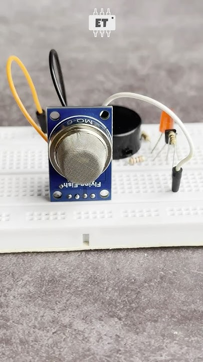 DIY gas/smoke sensor without Arduino #smokesensor #electronics - YouTube