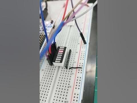 [STM32]Interrupt led bar updown - YouTube