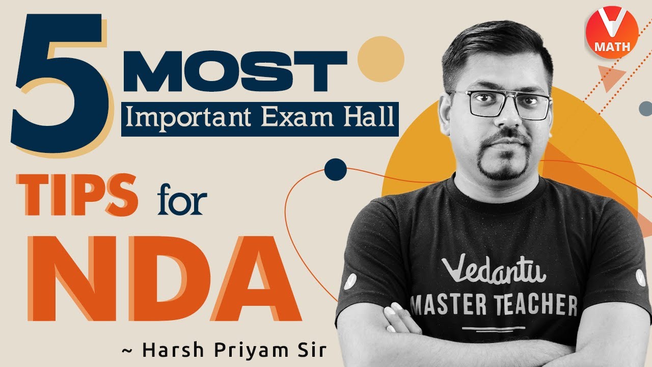 5 Most Important NDA Exam Hall Tips For NDA 2 2021 Exam | Vedantu Math ...