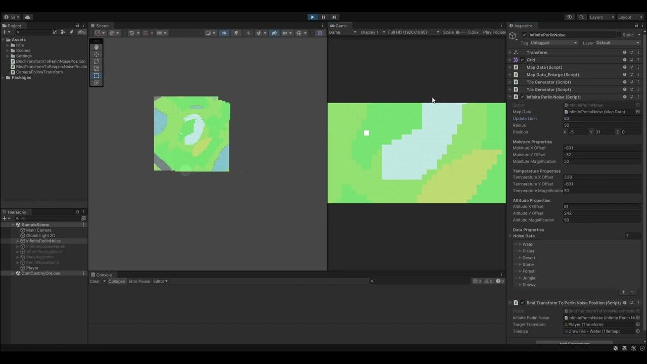 Unity Map Generation - Infinite Perlin Noise - YouTube