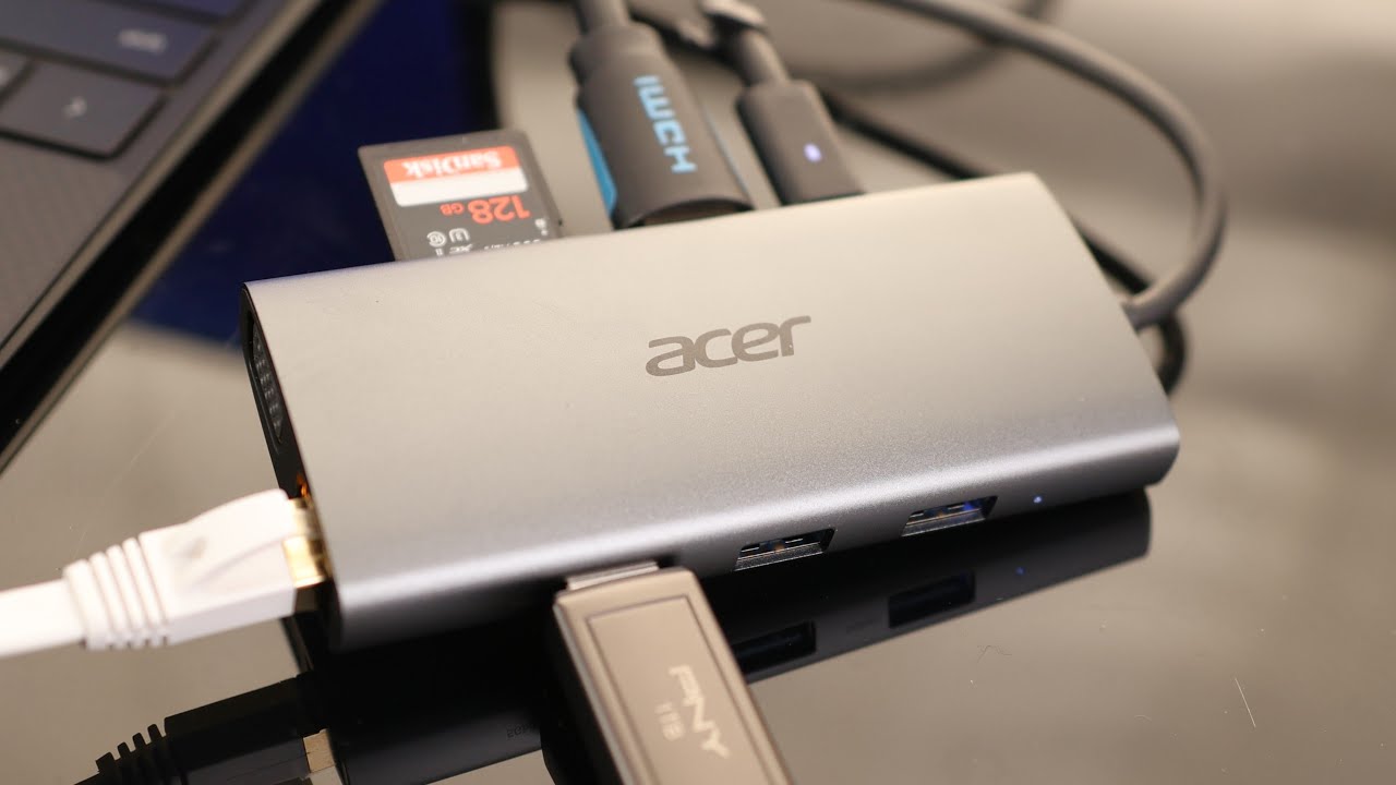 Acer USB-C Hub with 4k HDMI, 9-in-1 USB C to Ethernet Adapter, 5Gbps ...